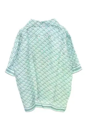 Dior 2010s Oblique Pixel Short-sleeve Shirt - Blue