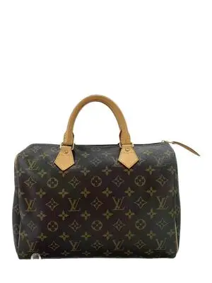 LOUIS VUITTON 2006 Monogram Speedy Boston Bag - Brown