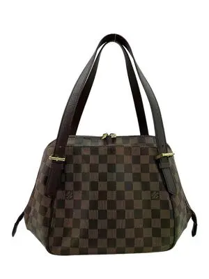 LOUIS VUITTON 2005 Damier Ebène Shoulder Bag - Brown