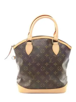 LOUIS VUITTON 2006 Lockit Monogram Handbag - Brown