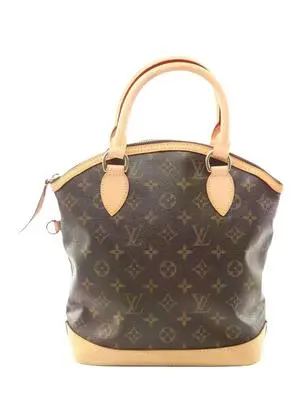 LOUIS VUITTON 2006 Lockit Monogram Handbag - Brown