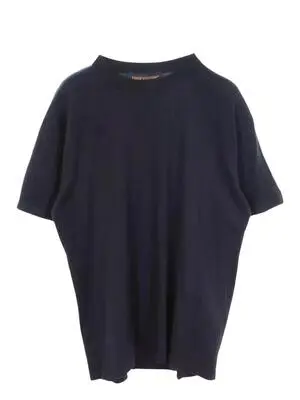 LOUIS VUITTON 2000s Monogram Knit T-shirt - Blue