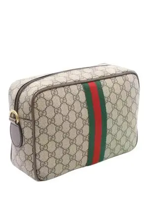 Gucci Ophidia Gg Supreme Shoulder Bag - Neutrals