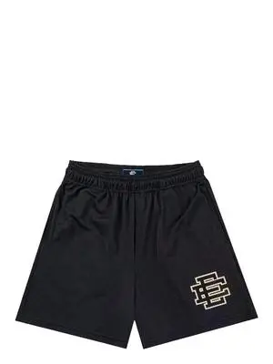 ERIC EMANUEL ERIC EMANUEL Logo-Print Mesh Shorts Black