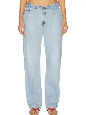 ALIGRACE Low Waist Ultra Baggy Jean - Light