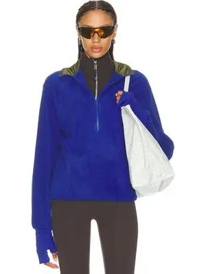 ENTIRE STUDIOS Shell Fleece Pullover Sweatshirt - Cerulean