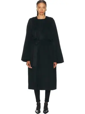 Nour Hammour Devere Coat - Black