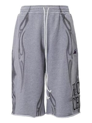 HELLSTAR Holy Cross 3/4 Shorts - Heather Grey
