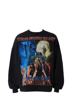 HELLSTAR Have Faith In Me Sweatshirt - Black