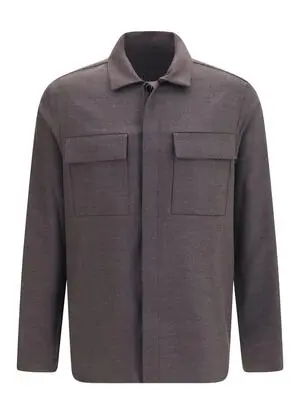 NINE:INTHE:MORNING Wool Freud Hirt - Brown