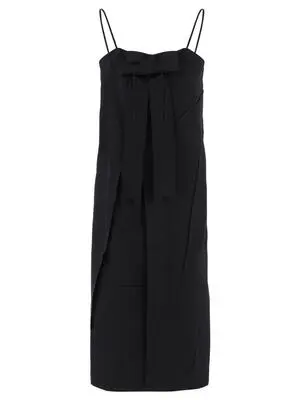 ALAINPAUL ALAINPAUL Acetate-Blend Midi Dress With Bow