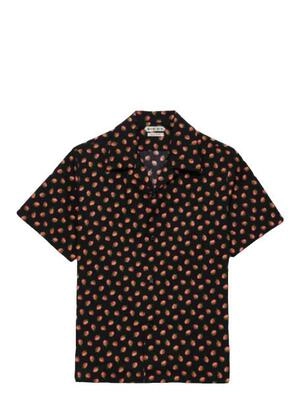 J.W.ANDERSON Jw Anderson Printed Short-sleeve Shirt - Black/red