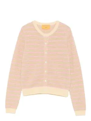 Guest In Residence Pebble Stripe Jane Cardigan - Multi