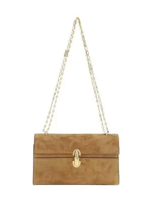 Savette Symmetry Chain Shoulder Bag - Brown