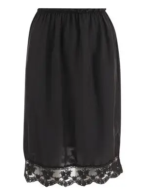 THE GARMENT Lace-trim Mini Skirt - Black