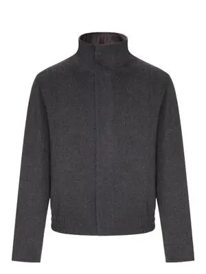 LARDINI Zip-front Pocket Jacket - Grey