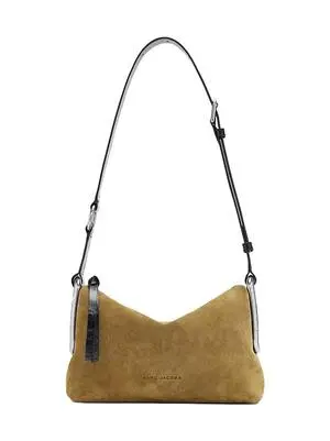 Marc Jacobs Medium Suede Shoulder Bag - Hazelnut