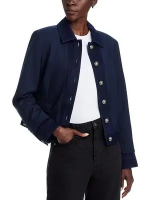 Kobi Halperin Michelle Denim Trim Jacket - Navy