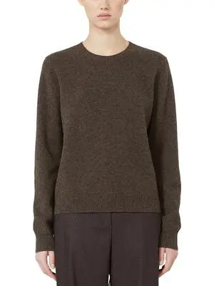 Max Mara Max Mara Smmvoliera Yak Sweater Brown