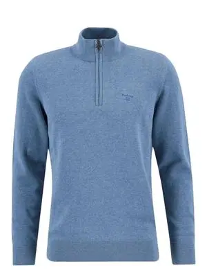 Barbour Half-zip Knitted Jumper - Bluestone