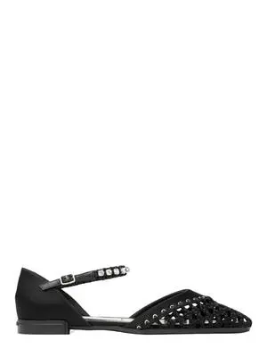 JIMMY CHOO Dila Ballet Flats - Black