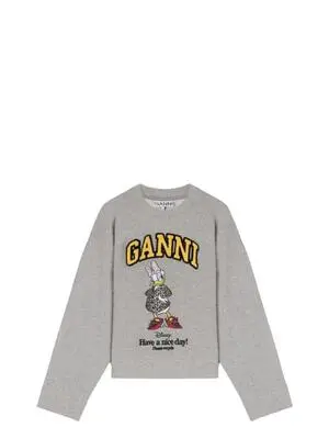 GANNI Daisy Duck Sweatshirt - Gray