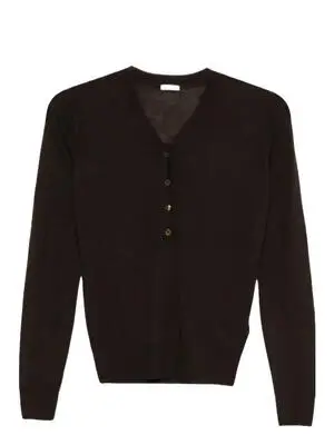 JOSEPH Gillies V-neck Sweater - Cocoa