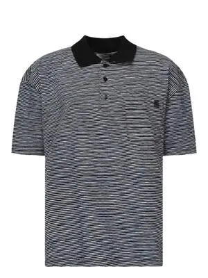 Etro Etro Striped Pocket Polo Shirt Gray