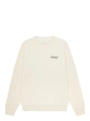 LES DEUX Organic Cotton Crewneck Pullover - Ivory