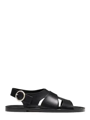 Proenza Schouler Capri Caged Sandals - Black
