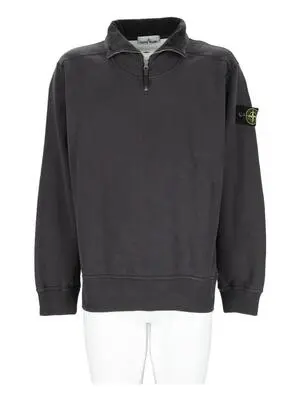 Stone Island Cotton Polo Shirt, Made In Tunisia - Grey