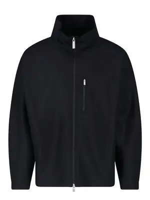 HERNO LAMINAR Zip-Up Wool Jacket