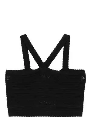 TWINSET Twinset Crochet Bralette Top