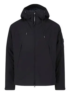 C.P. COMPANY Hooded Utility Jacket - Black