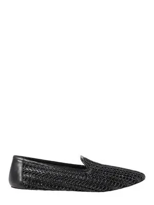 BRUNELLO CUCINELLI Brunello Cucinelli Techno Raffia And Calfskin Flats