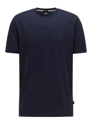 Hugo Boss Navy Blue Logo Short-sleeved T-shirt - Black