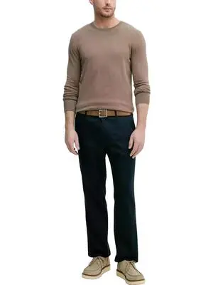 Sisley Straight-leg Chino Trousers - Blue