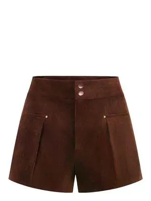 OUDE WAAG OUDE WAAG Corduroy Structured Shorts