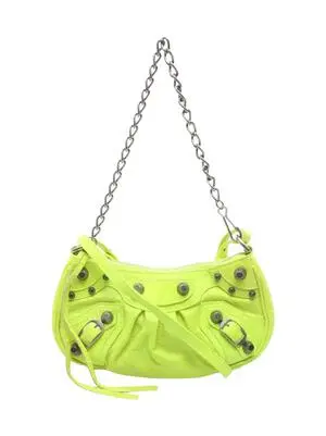 Balenciaga Lambskin Le Cagole Crossbody Bag - Yellow