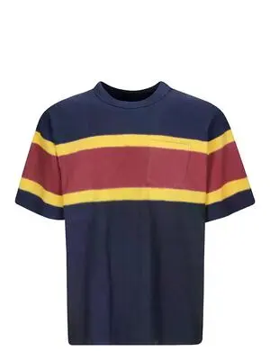 Sacai Chusen-dyed Cotton T-shirt - Blue