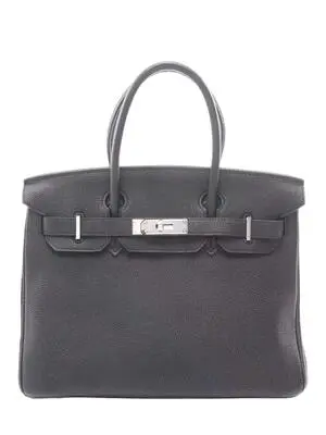 Hermès 2008 Birkin Togo Tote Bag - Black