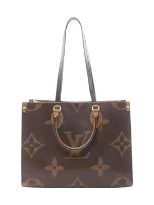 LOUIS VUITTON Monogram Giant On-the-go Mm Tote Bag - Brown