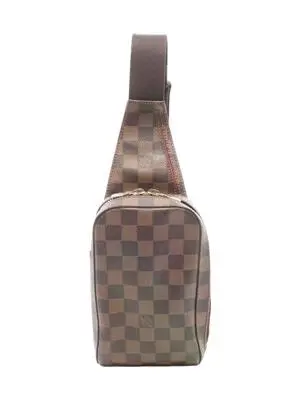 LOUIS VUITTON 2005 Damier Ebene Geronimos Belt Bag - Brown