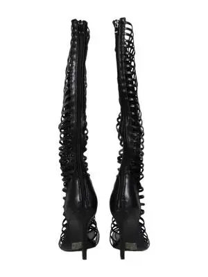 NIIHAI NIIHAI Lock Up Open-Toe Heeled Sandals