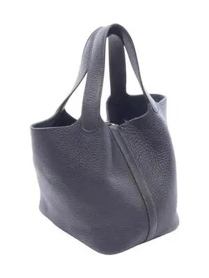Hermès Hermès Caban Clemence PM Picotin Lock Tote Bag Blue