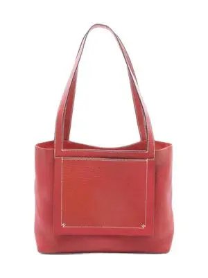 Hermès Clemence Cabasellier Tote Bag - Red