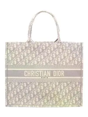 Dior Christian Dior Oblique Book Tote Bag Grey