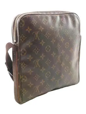 LOUIS VUITTON 2013 Monogram Trotteur Beaubourg Shoulder Bag - Brown