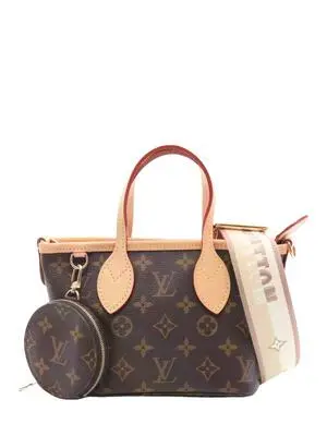 LOUIS VUITTON Bb Neverfull Monogram Tote Bag - Brown