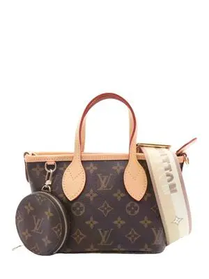 LOUIS VUITTON Bb Neverfull Monogram Tote Bag - Brown